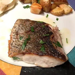 Pan-Roasted Meagre with Salsa Verde – Hooked on Fish