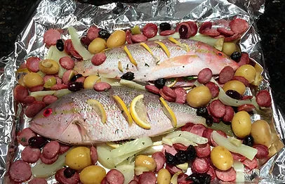 Whole Roasted Snapper, Portuguese-Style – Hooked on Fish