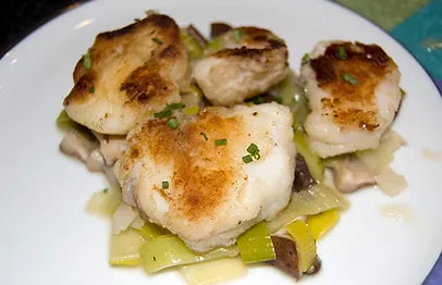Roasted Monkfish with Melted Leeks – Hooked on Fish